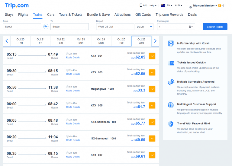 How to Purchase KTX Tickets for Tourists [2025] | Korea Travel Planning